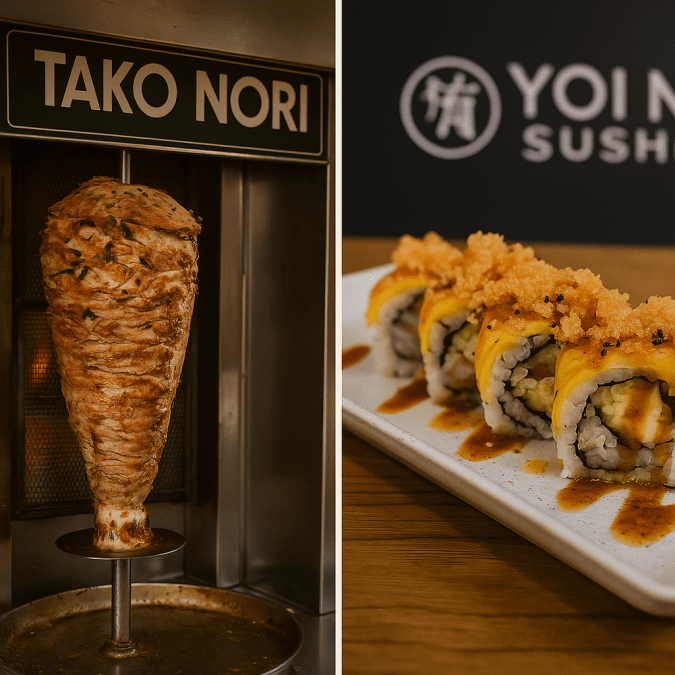 Los Mejores Tacos y Sushi en un Solo Lugar